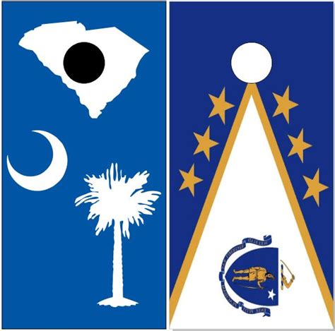 Mass South Carolina State Flag Cornhole Boards Ecgdigital