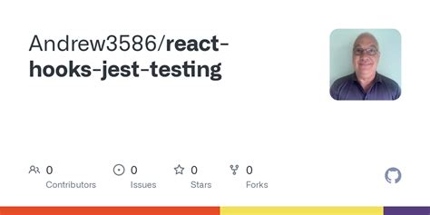 Github Andrew3586react Hooks Jest Testing