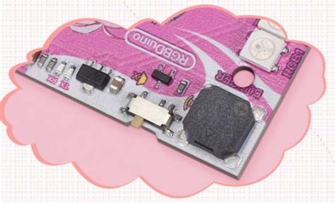 【rgbduino Uno】ledやブザー搭載のarduino Uno互換ボード『rgbduino Uno Jenny』。かなり派手な痛