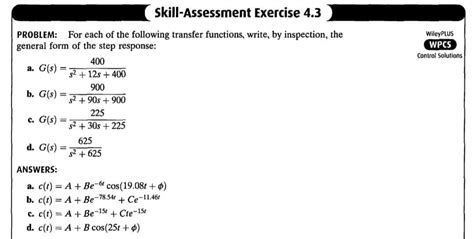 Solved Wileyplus Wpcs Control Solutions B Gs