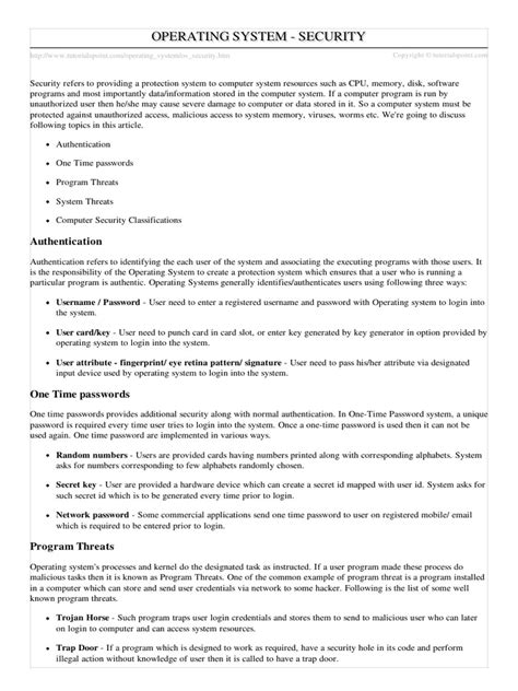 os security pdf security computer security