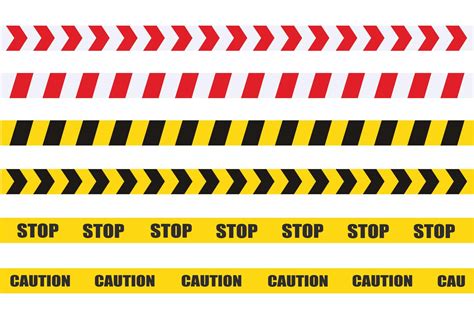 Warning Tape Official Crime And Danger Tapes Vector Illustration 13832392 Vector Art At Vecteezy
