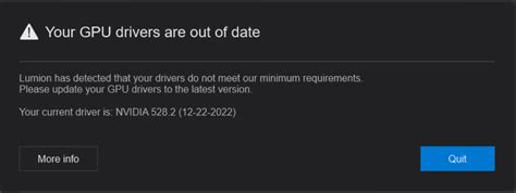 What Do I Do When The Lumion Screen Says The Gpu Drivers Are Out Of Date Lumion User Support