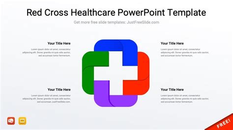 Free Red Cross Healthcare Powerpoint Template Just Free Slide