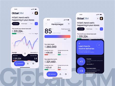 Design Of A Modern Mobile App Crm Fintech By Mykhailo Korol On Dribbble