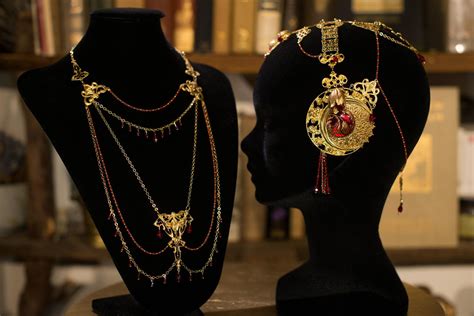 Art Nouveau Ruby Headdress By Yoann Lossel On Deviantart