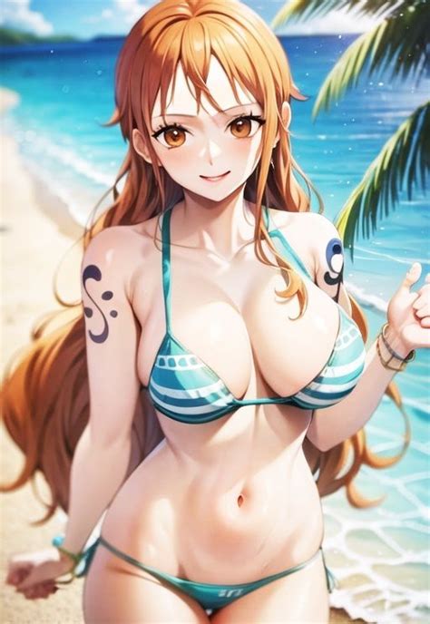 【ナミのビーチsex ハメ撮りイラスト集】ライトフィニッシュ 無料エロ漫画・無料エロマンガ 漫画本deボッキン！