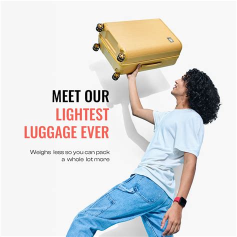 Lumolite Lightweight Hard Luggage Medium