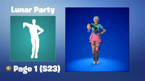 Lunar Party Fortnite Emote Youtube
