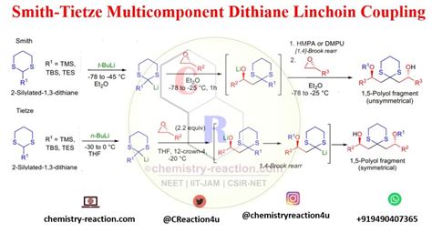 Smith Tietze Multicomponent Dithiane Linchpin Coupling