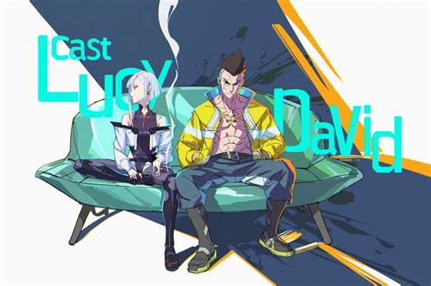 Lucy And David Martinez Cyberpunk And More Drawn By C X C Danbooru