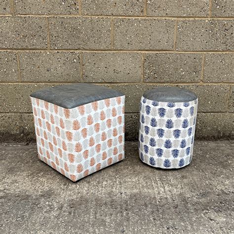 Cube And Cylinder Stools Pub Stuff