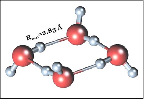 2optimal Configuration Of Water Tetramer At The Gas Phase Download