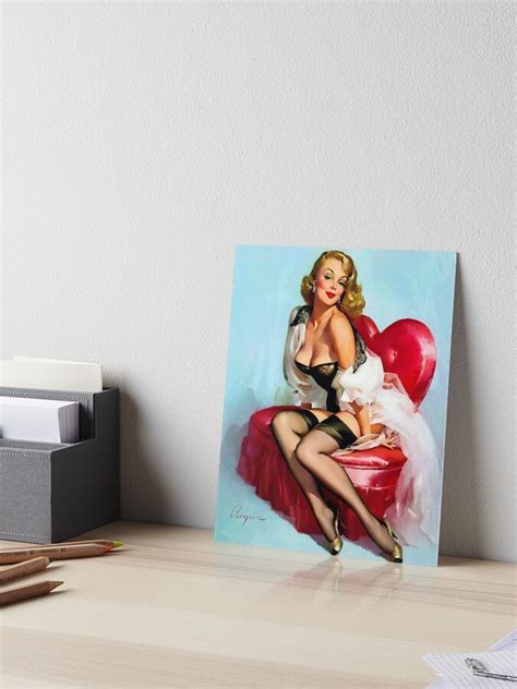 Gil Elvgren Pin Up Art Board Print For Sale By Tonyara Redbubble