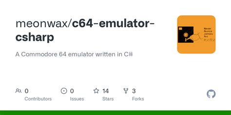 Github Meonwaxc64 Emulator Csharp A Commodore 64 Emulator Written In C