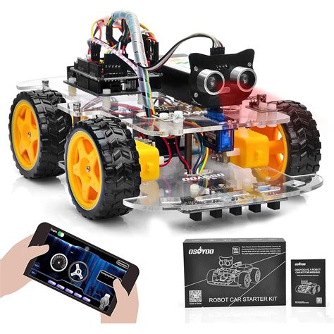 11 Mo Finance Osoyoo Robot Car Starter Kit For Arduino Stem Remote Controlled App