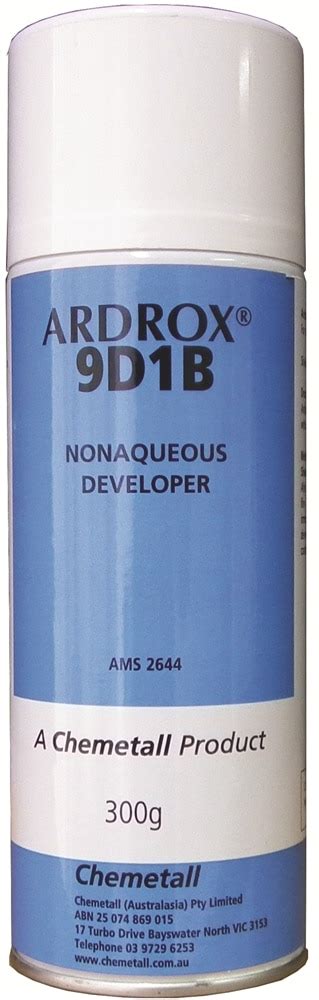 Ardrox Nonaqueous Developer Aerosol 300g Ardrox Ndt Dye