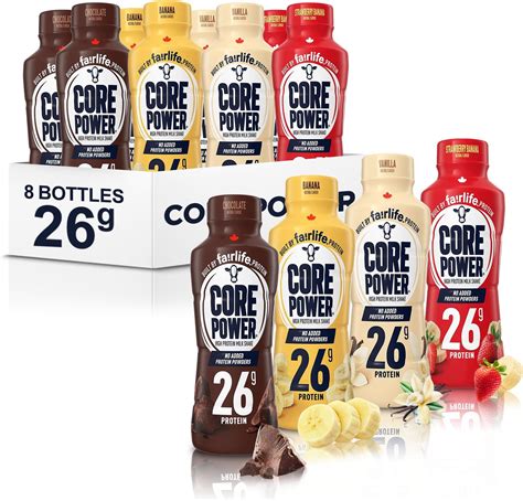 Core Power Protein Shake 26g Variety Pack No Added