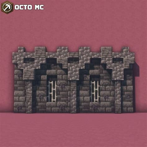 Pin By Art And History On Minecraft Building Ideas Minecraft Wall Designs Minecraft Wall