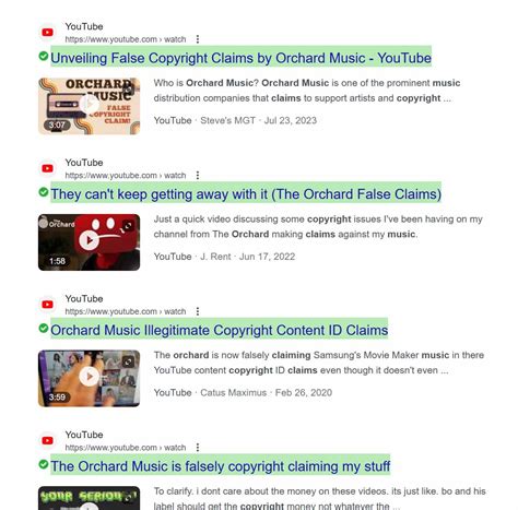 Solved Orchard Music Youtube Copyright Claim Tunepocket