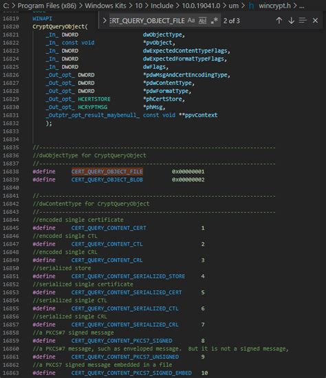 Some Constants From Wincrypt H Are Missing Issue 306 Microsoft Win32metadata GitHub