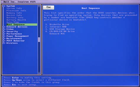 Boot How To Enable Booting From A Dvd In Bios On A Dell Laptop Super User