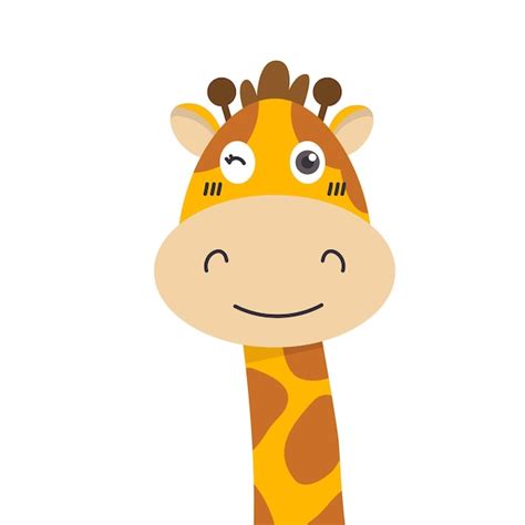 Premium Vector Cartoon Illustration Of A Giraffe