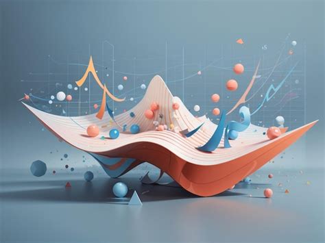 premium photo a mathematical style with formulas graphs and symmetric