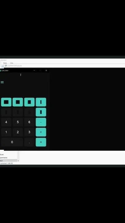 calculator with python python customtkinter python calculator coding windows