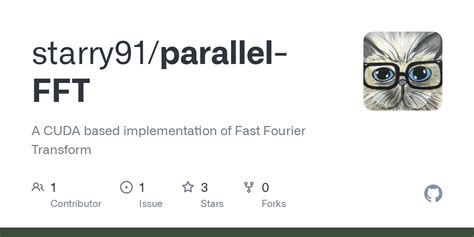 Github Starry91parallel Fft A Cuda Based Implementation Of Fast