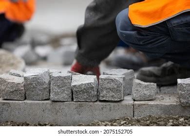 Laying The Cobblestone Images Stock Photos Vectors Shutterstock