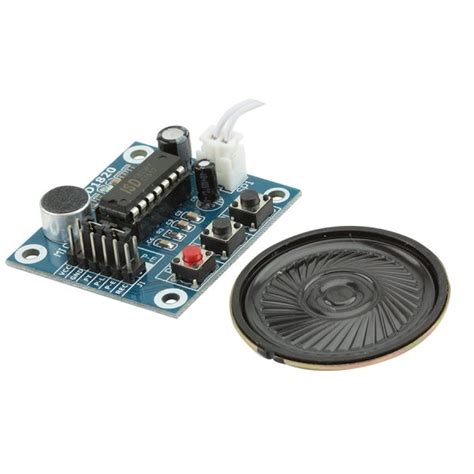Módulo Gravador De Voz E Player Isd1820 Com Alto Falante Dandd Componentes Eletrônicos