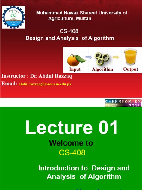 Algo Lecture01 Pdf Algorithms Mathematical Logic