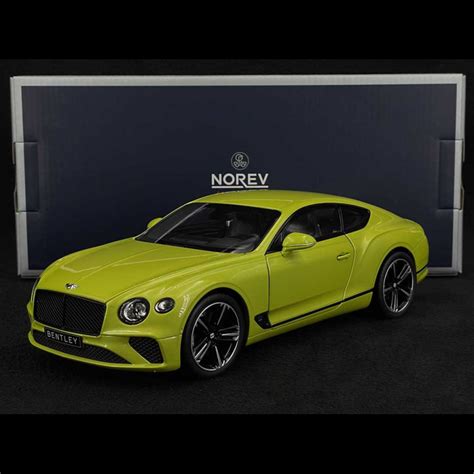 Bentley Continental Gt 2018 Vert Rhadium 1 18 Norev 182789