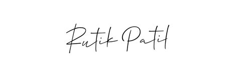 86 Rutik Patil Name Signature Style Ideas Amazing Electronic Signatures
