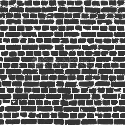 Gray Bricks In Worn Out Brick Wall Seamless Pattern Stock Vector 1808713 Crushpixel