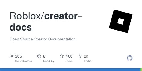GitHub Roblox Creator Docs Open Source Creator Documentation