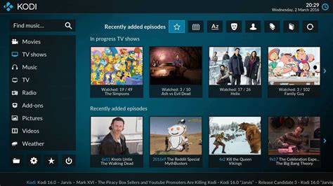 Nightly Builds Of Kodi Media Center Gets A Redesign