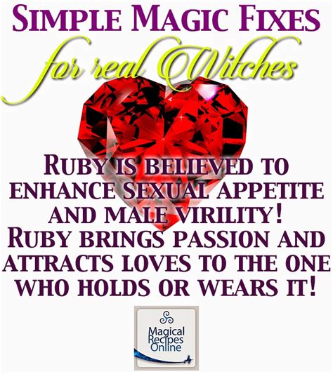 Ruby And Its Magical Properties The King Of Gems Magical Recipes Online