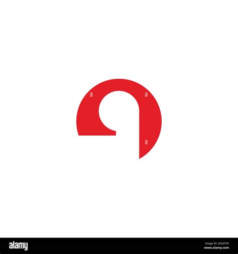 Letter Q Simple Circle Geometric Negative Space Logo Vector Stock Vector Image Art Alamy