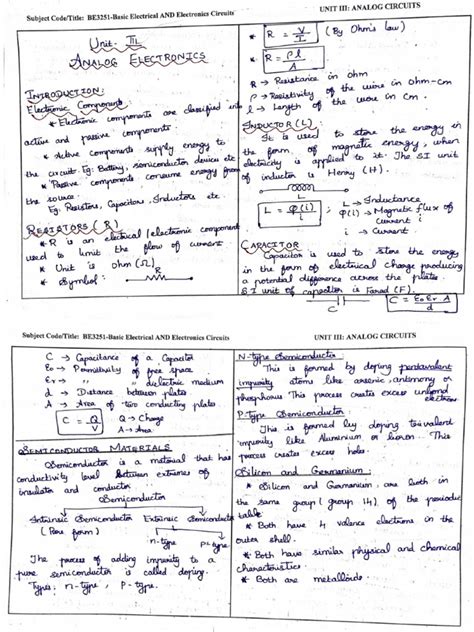 Be3251 Unit 3 Basic Electrical And Electronics Engineering Lecture