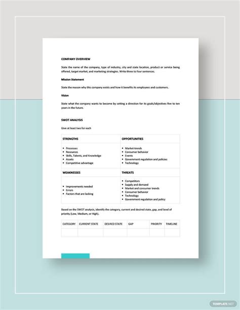 Skills Gap Analysis Template Google Docs Word Apple Pages Template Net