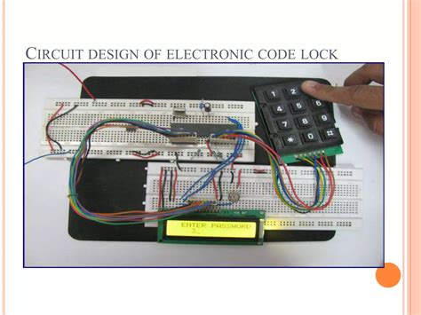 Electronic Code Lock Device Pptx