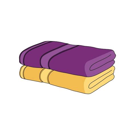 어린이들이 그림을 그리는 만화 터 일러스트레이션 욕조 수건 아이콘 하 배경에 고립 프리미엄 벡터