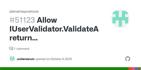 allow iuservalidator validateasync return identityresult failed without identityerror · issue