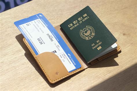 가죽 여권케이스 만들기 솜씨당