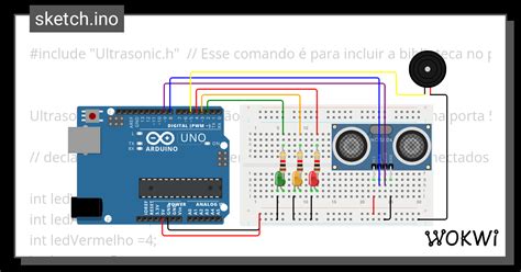 Sensor De Estacionamento Wokwi Esp32 Stm32 Arduino Simulator