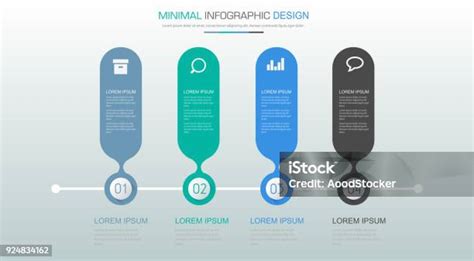 Infographic 요소 전체에서 비즈니스 아이콘 색상 배경 원 프로세스 또는 단계 및 옵션 워크플로 다이어그램 디자인 요소 Eps10 그림을 벡터 0명에 대한 스톡 벡터