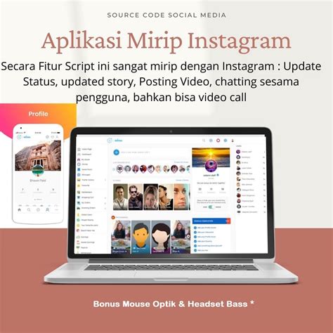 Jual Source Code Social Media Mirip Instagram Shopee Indonesia