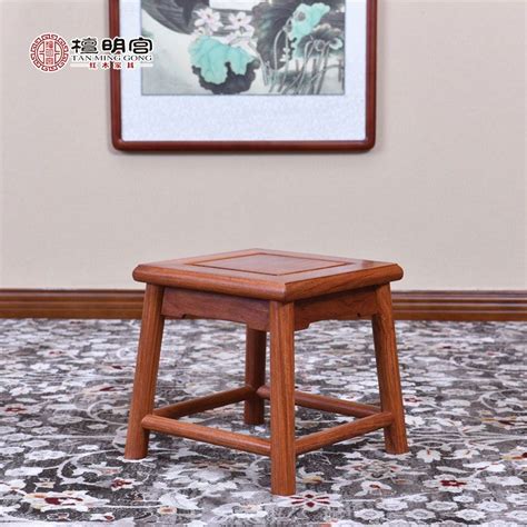 檀明宫红木家具明式紫檀小方凳儿童凳换鞋凳中式实木矮凳 檀明宫 九正建材网